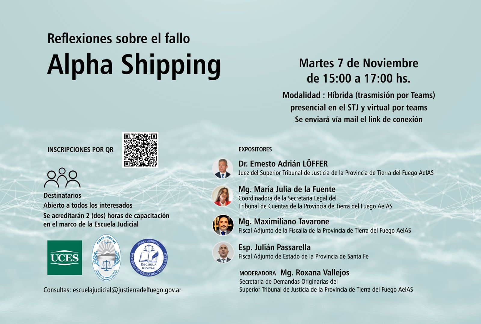 Invitan a participar del curso “Reflexiones sobre el caso Alpha ...