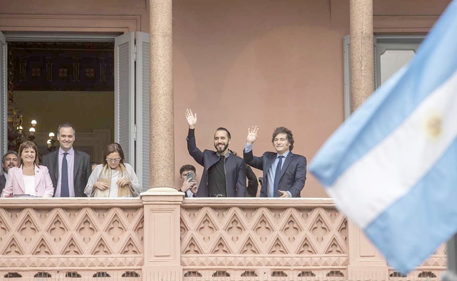 Milei y Bukele afianzaron su vínculo - Diario El Sureño